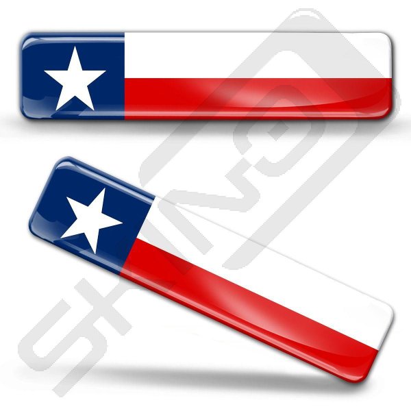 3D Domed Flag Stickers for Cars | bySkino®